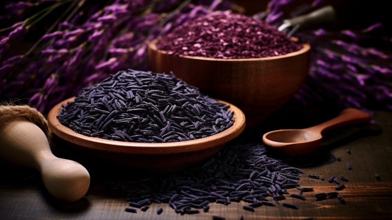 Nutritional value of purple rice
